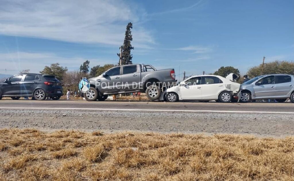 Choque en cadena en la Ruta Nacional 38 | DATAMARCA